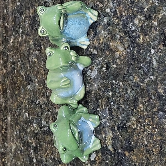Art | Set Of 3 Ceramic Frogs Tallest Os 35 Inches | Poshmark